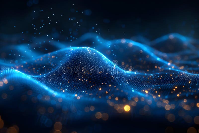 Futuristic Voice Recognition Waveform. Concept Technology, Voice ...