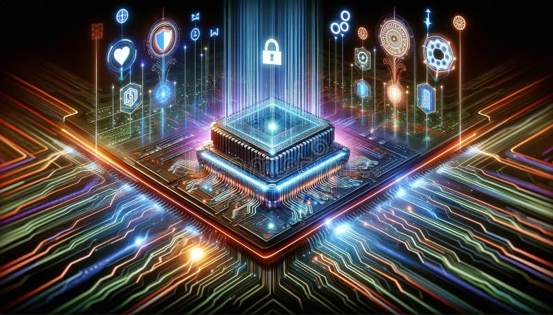 Futuristic Voting Platform Network Stock Image - Image of software ...