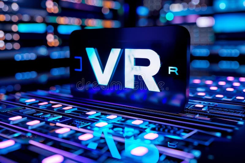 Futuristic VR Setup, Emphasizing the Advanced Technology and Immersive ...