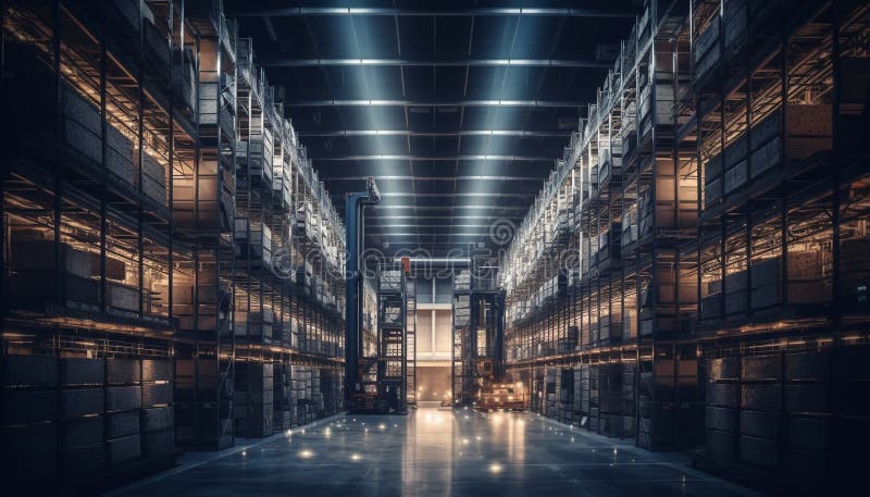 Lighting Night Warehouse Stock Illustrations – 246 Lighting Night ...
