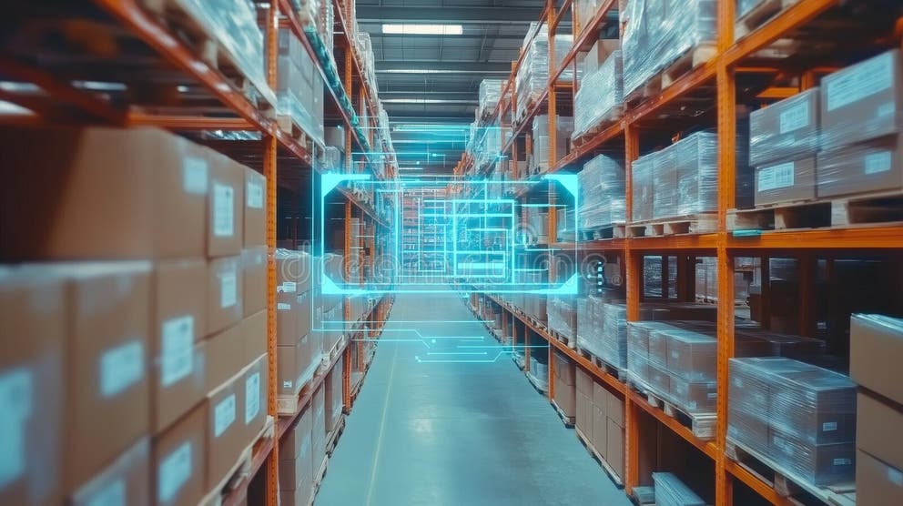 A Futuristic Warehouse that Features Advanced Technology and Innovative ...