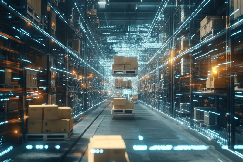 Warehouse Digital Cargo Stock Illustrations – 7,871 Warehouse Digital ...