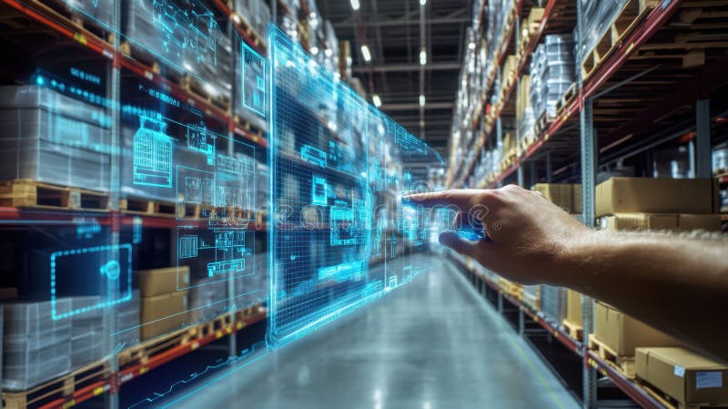 Futuristic Warehouse Management System with Augmented Reality ...