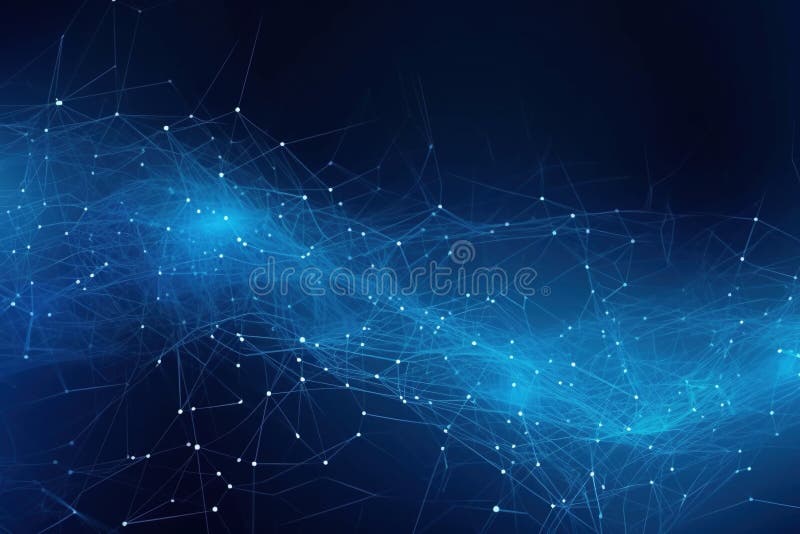 Futuristic Wave. Abstract Technology Background. Analytical ...