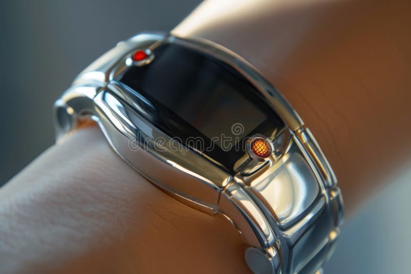 Futuristic Wearable Tech Close-up Stock Image - Image of hightech ...