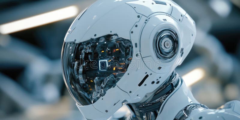 A Futuristic White Exosuit Designed for Advanced Exploration, Human ...