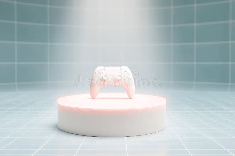 Sleek Minimalist White Gaming Controller Design Stock Photos - Free ...
