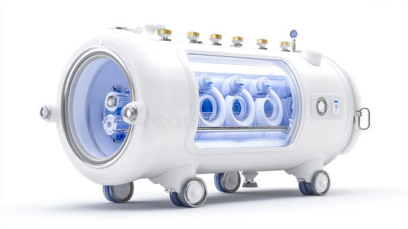Futuristic Hyperbaric Chamber with Advanced Medical Design for Therapy ...