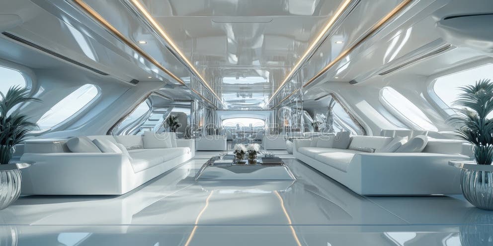 Futuristic Interior Design Projects Stock Illustrations – 9,663 ...