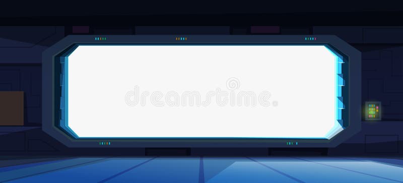 Cartoon Futuristic Glass Window Stock Illustrations – 1,094 Cartoon ...