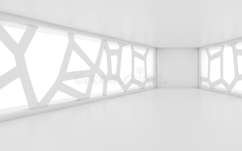 Futuristic Windows. Digital 3d Illustration Stock Illustration ...