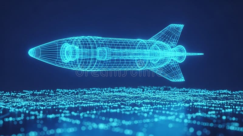 Digital Landscape Rocket Render Stock Illustrations – 77 Digital ...