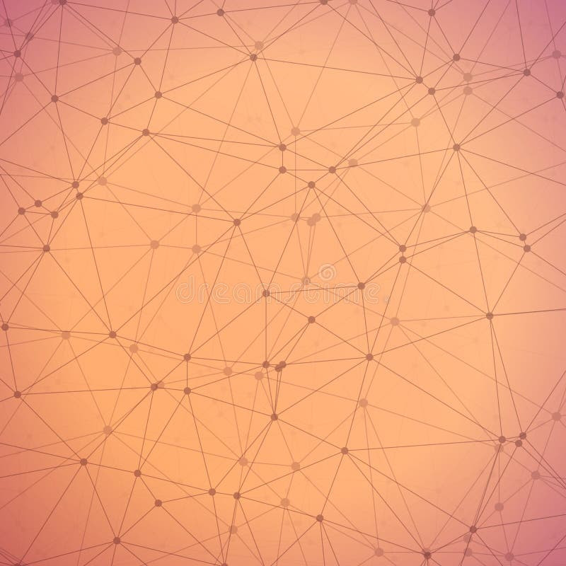 Polygonal Network Mesh Vector Map of Sindh Province and Network Grunge ...