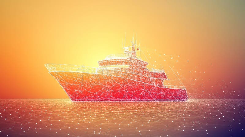 Futuristic Yacht, Modern Ship Design, Maritime Innovation, Connected ...