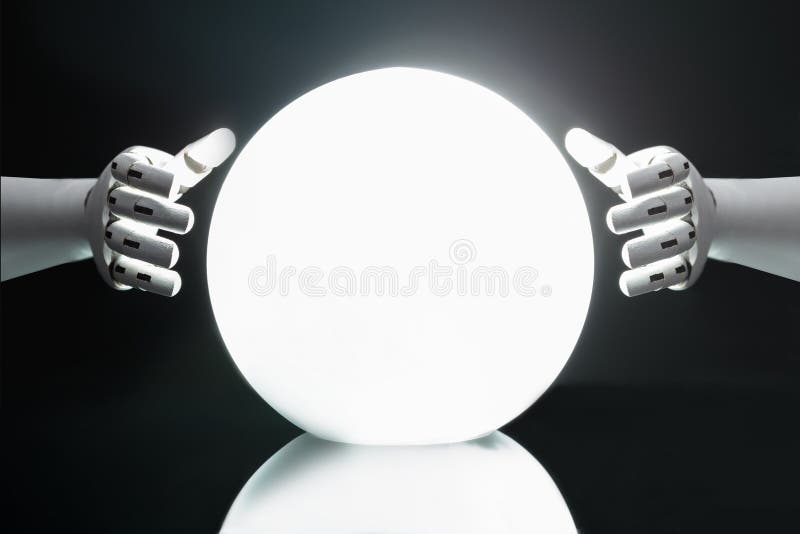Futuro Que Predice Del Robot Con Crystal Ball Foto de archivo - Imagen ... Futuro Que Predice Del Robot Con Crystal Ball Foto de archivo - Imagen ...