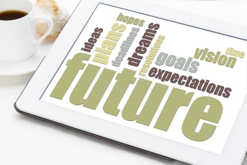 Futuro, Sueños, Metas, Y Planes Imagen de archivo - Imagen de concepto ...