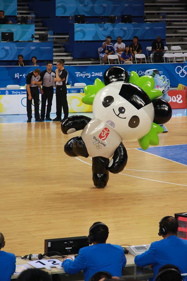 FuWa s editorial stock photo. Image of mascots, stadium - 5918318