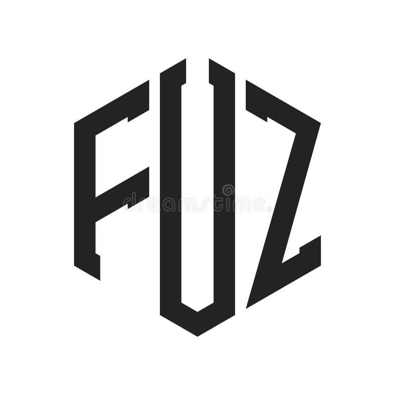 FUZ Logo Design. Initial Letter FUZ Monogram Logo Using Hexagon Shape ...