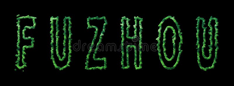 Fuzhou Forest, Fuzhou Urban Canopy Stock Illustration - Illustration of ...