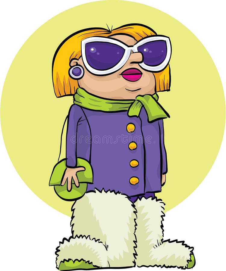 Fuzzy Boots stock de ilustración. Ilustración de humor - 41560931