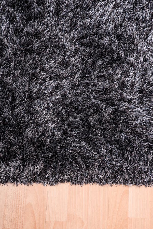 Fuzzy Carpet Lying on the Floor Stock Photo - Image of smooth, interior ...