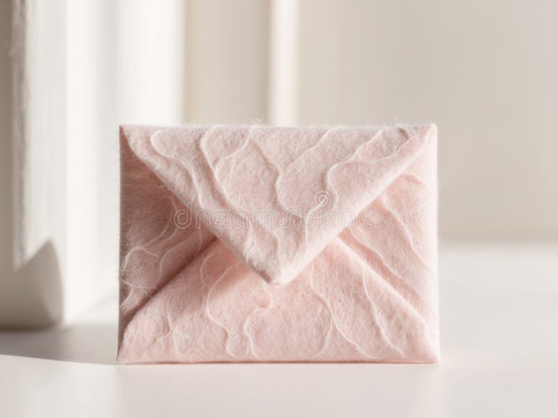 Fuzzy Decorative Love Letters in Soft Pink Color Texture. Stock ...