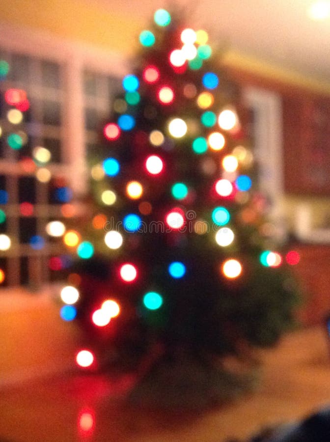 Fuzzy Holiday Lights imagem de stock. Imagem de olhares - 51048527