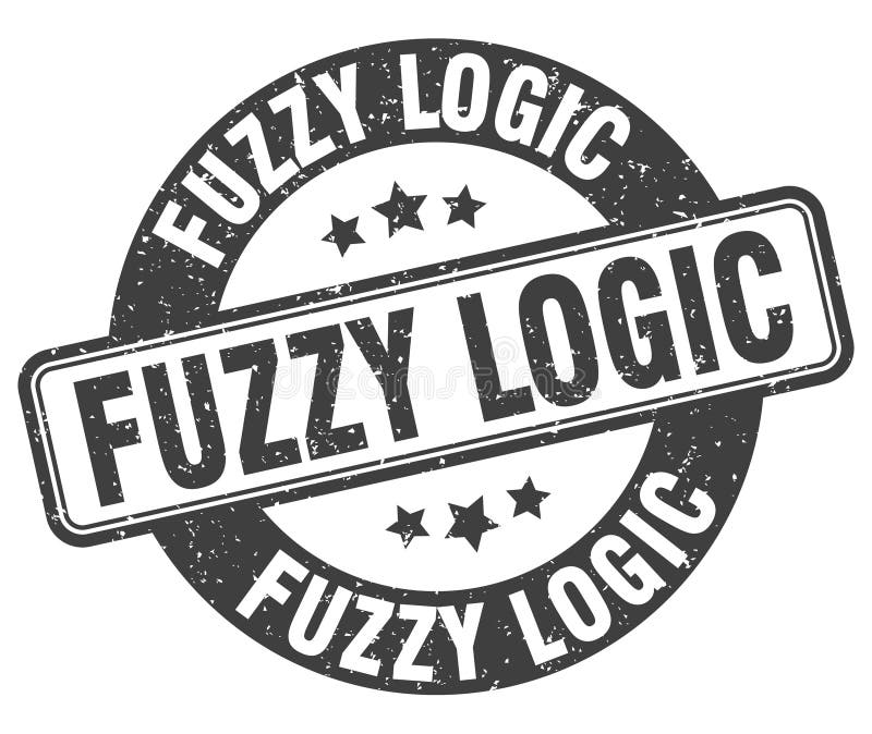 Fuzzy Logic Stamp. Fuzzy Logic Label. Round Grunge Sign Stock Vector ...