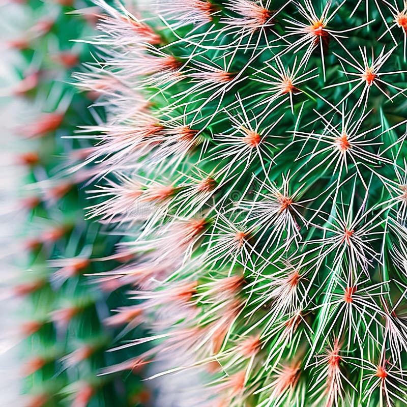 A Fuzzy and Prickly Texture with Cactus Needles and Wooly Thistle2 ...