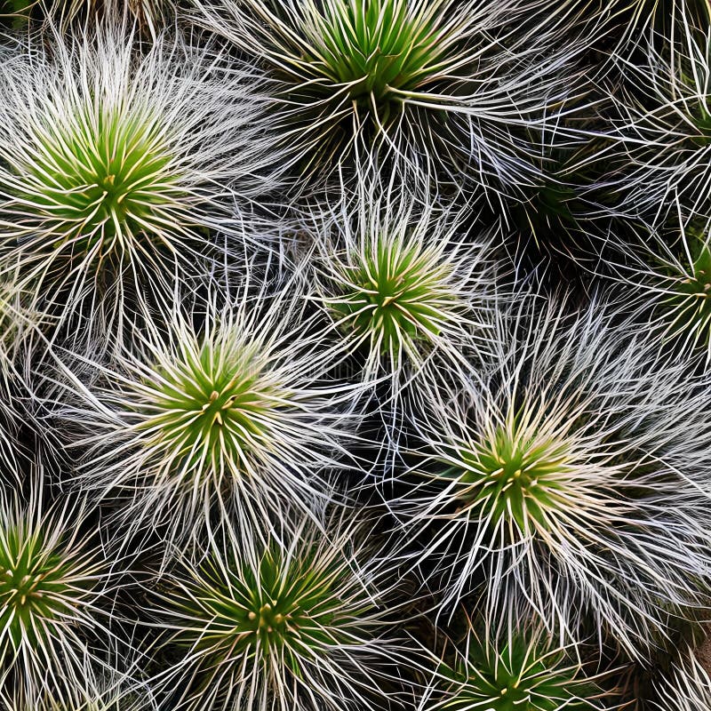 A Fuzzy and Prickly Texture with Cactus Needles and Wooly Thistle5 ...
