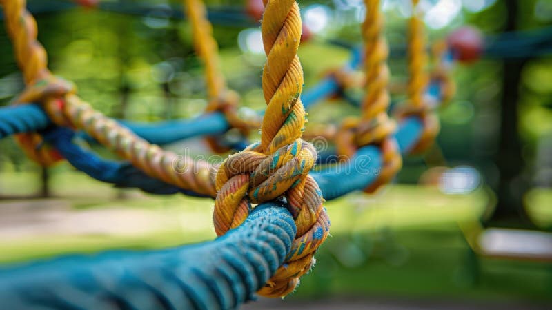 Fuzzy Ropes and Ladders Weave through the Park Creating an Exciting ...