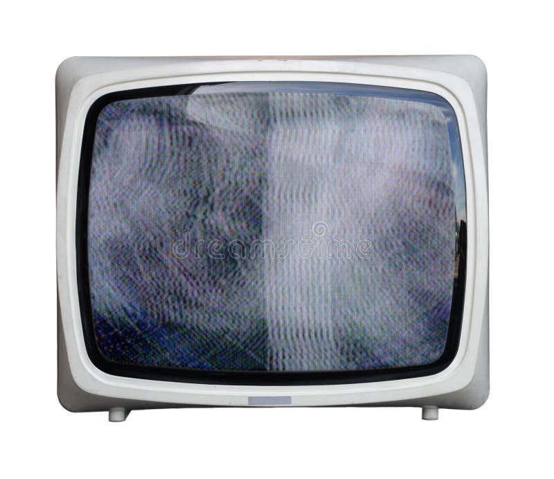 Fuzzy tv stock image. Image of transmit, design, media - 4928711