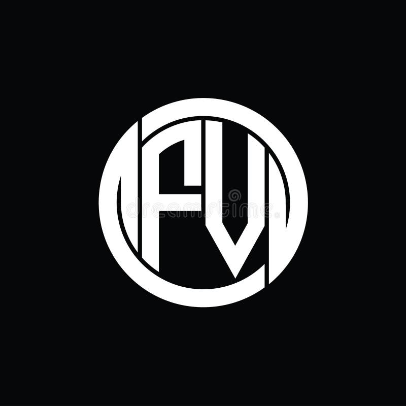 FV Logo Monogram Shield Inside Circle Shape Vector Images Design Template Stock Vector ...