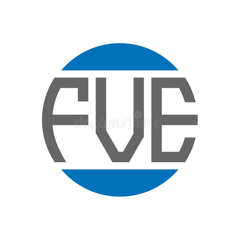 FVE Letter Logo Design on White Background. FVE Creative Initials ...