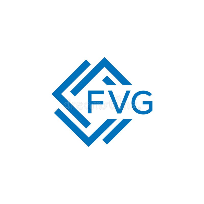FVG Letter Logo Design on White Background. FVG Creative Circle Letter ...
