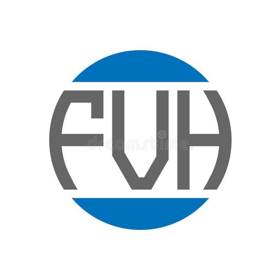 FVH Letter Logo Design on White Background. FVH Creative Initials ...