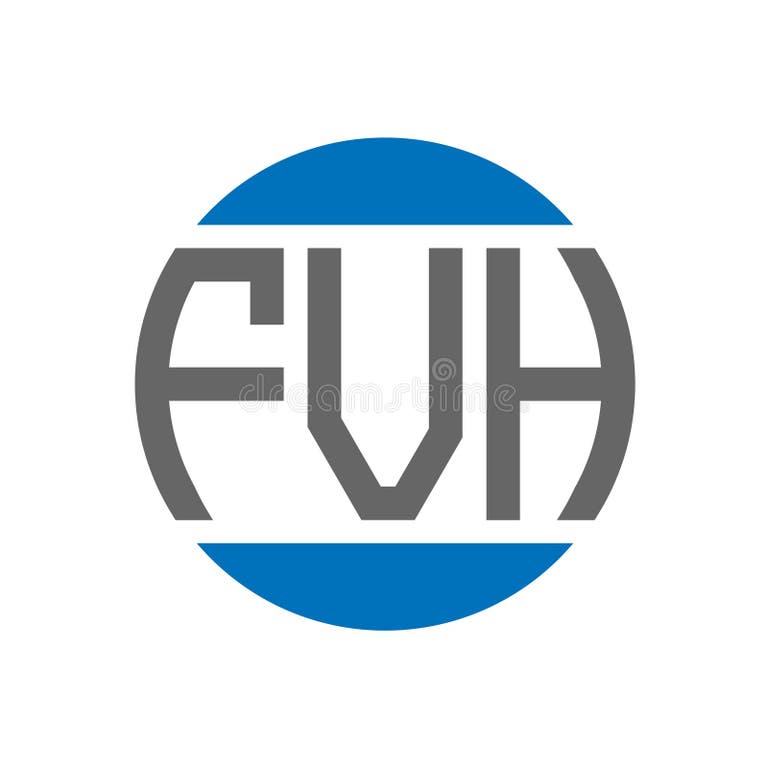FVH Letter Logo Design on White Background. FVH Creative Initials ...
