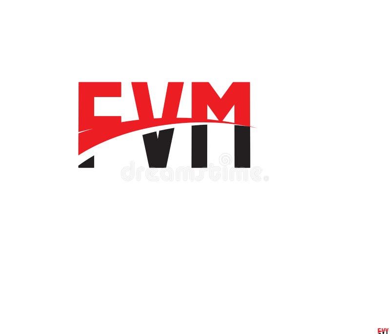 FVM Letter Initial Logo Design Vector Illustration Stock Vector ...