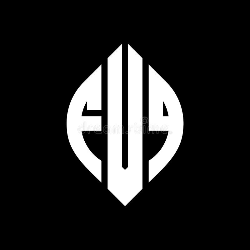 FVQ Circle Letter Logo Design with Circle and Ellipse Shape. FVQ ...
