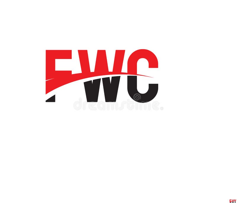 FWC Letter Initial Logo Design Vector Illustration Stock Vector ...