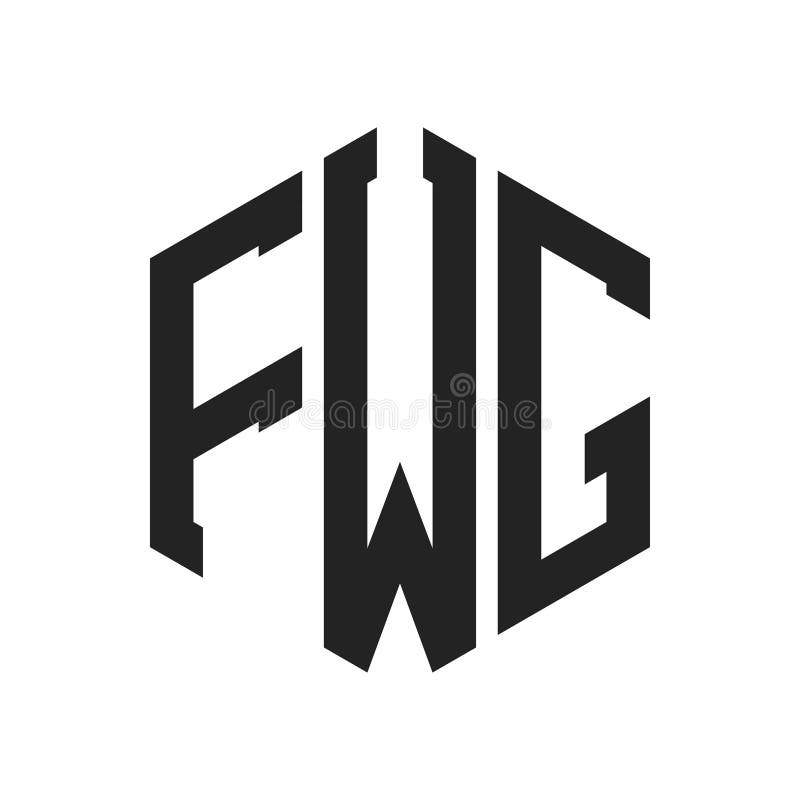 FWG Logo Design. Initial Letter FWG Monogram Logo Using Hexagon Shape ...
