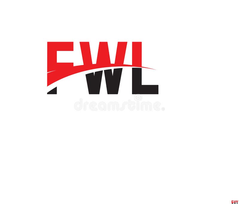 FWL Letter Initial Logo Design Vector Illustration Stock Vector ...