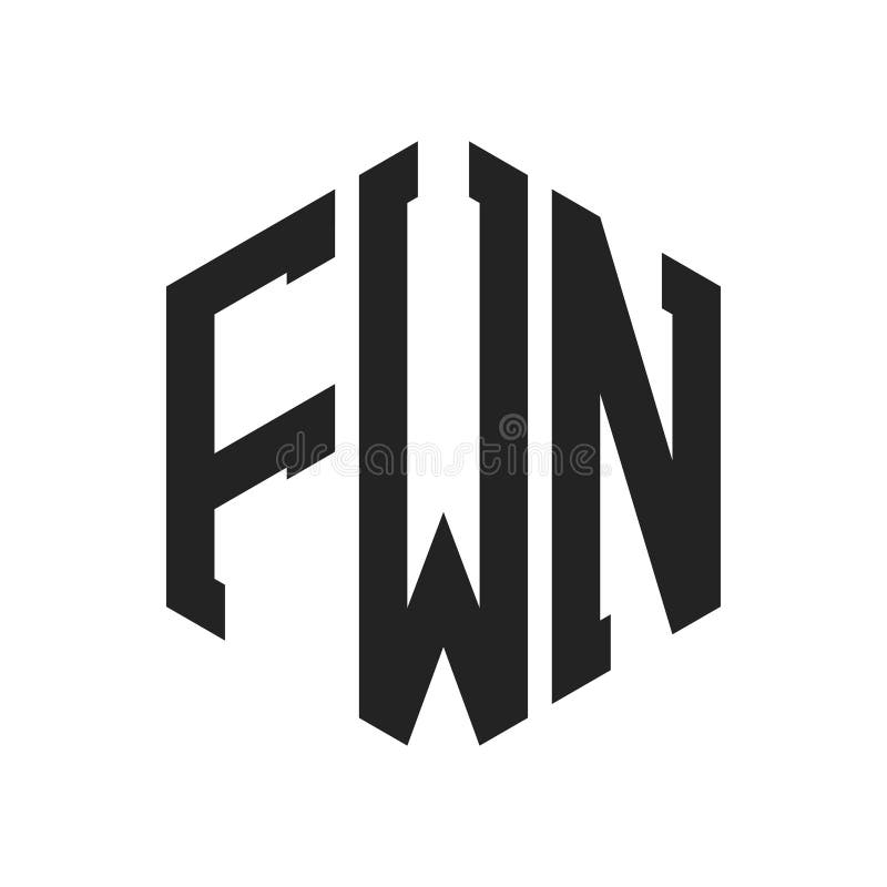 FWN Logo Design. Initial Letter FWN Monogram Logo Using Hexagon Shape ...