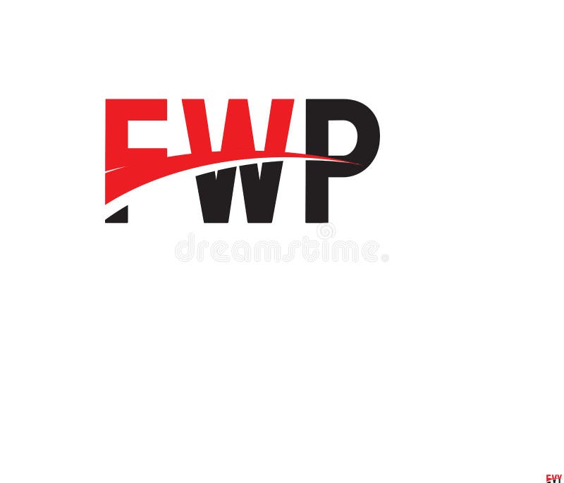 FWP Letter Initial Logo Design Vector Illustration Stock Vector ...