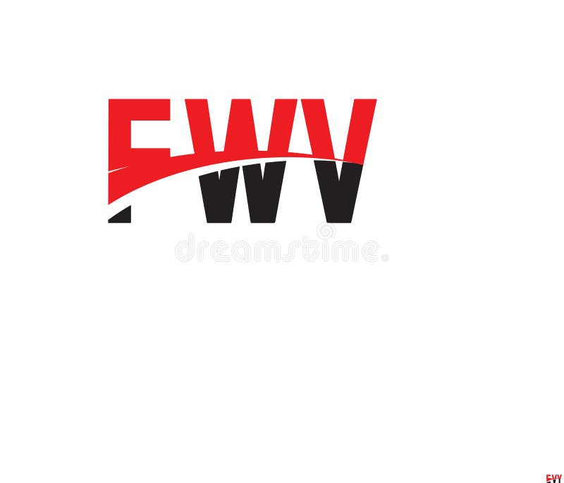 FWV Letter Initial Logo Design Vector Illustration Stock Vector ...