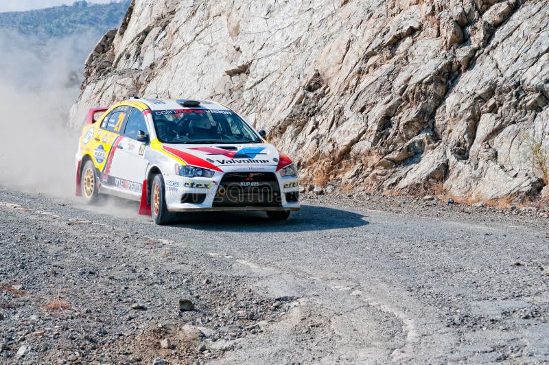 Fx Pro Cyprus Rally. Love Cyprus Stage. 2010 Editorial Photography ...