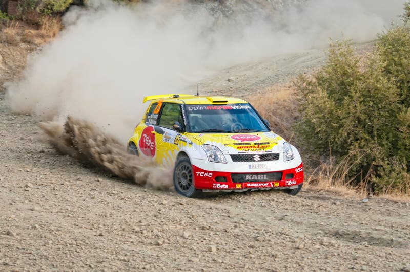 Fx Pro Cyprus Rally. Love Cyprus Stage. 2010 Editorial Stock Photo ...