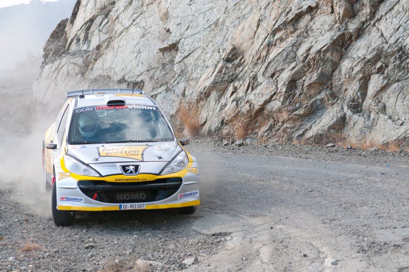 Fx Pro Cyprus Rally. Love Cyprus Stage. 2010 Editorial Image - Image of ...