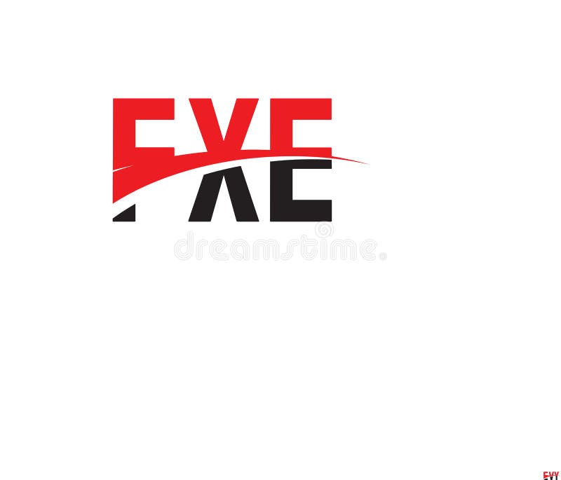 FXE Letter Initial Logo Design Vector Illustration Stock Vector ...