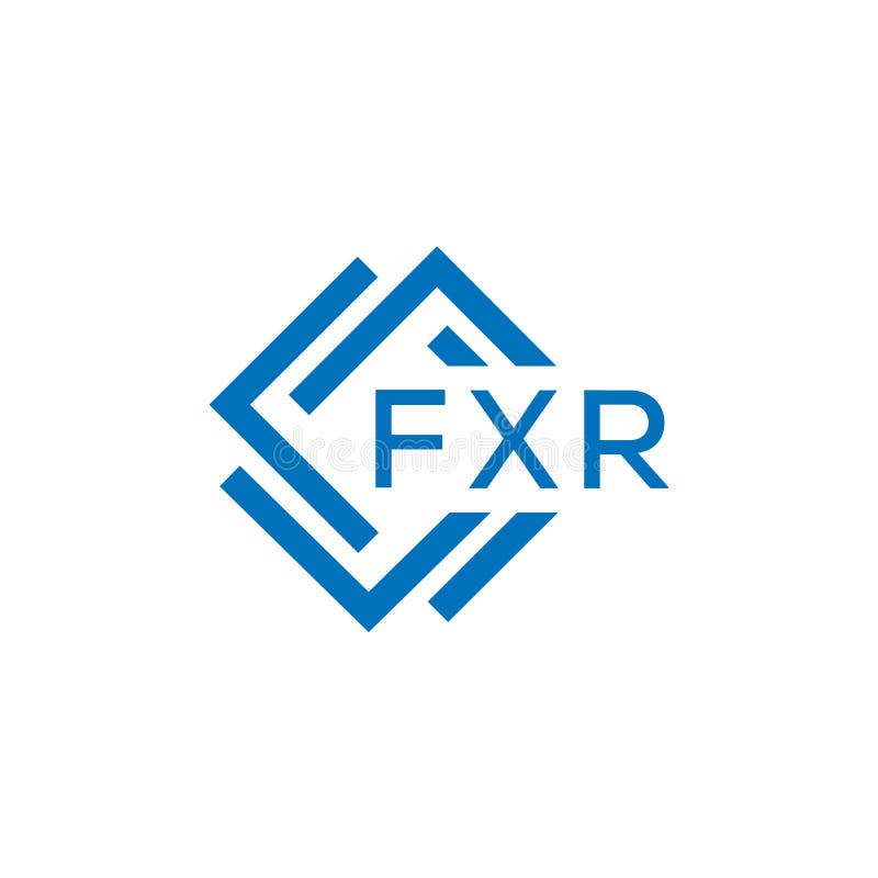 FXR Letter Logo Design on White Background. FXR Creative Circle Letter ...